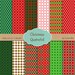 Christmas Digital Paper: Christmas Patterns xmas