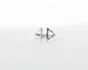 Geometric shape ring | Etsy