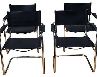 Chrome dining chairs | Etsy