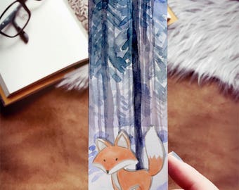 Printable Fox Bookmarks Cute Little Fox Instant Download