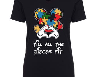 Mickey autism shirt | Etsy