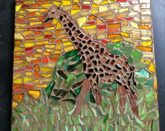 Mosaic giraffe | Etsy