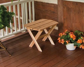 Cedar end table | Etsy