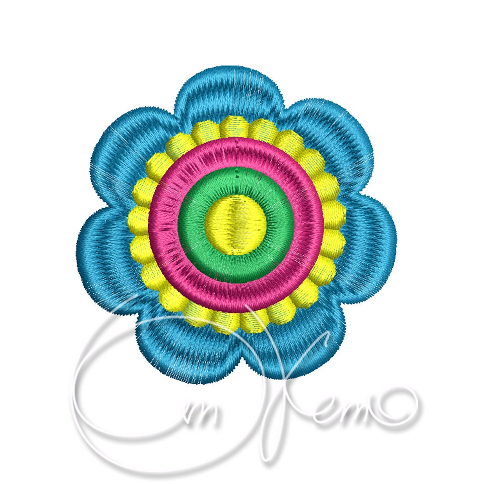 MACHINE EMBROIDERY DESIGN flower flower embroidery design