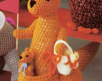 Kangaroo Wallaby Amigurumi Pattern