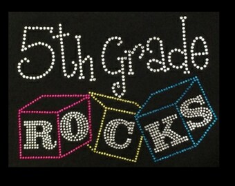 5th grade rocks | Etsy