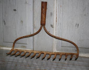 Vintage rake | Etsy
