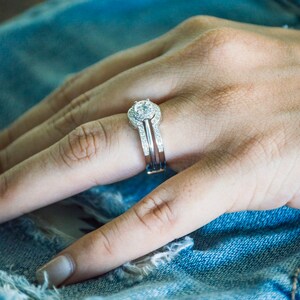 Halo ring enhancer | Etsy