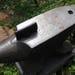 Blacksmith anvil bottom fuller hardy tool