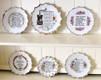 Decorative plate set | Etsy