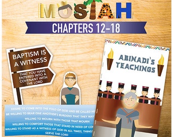 Book of Mormon Reading Charts and Page Titles Pink and Blue