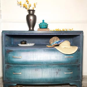 Blue dresser | Etsy