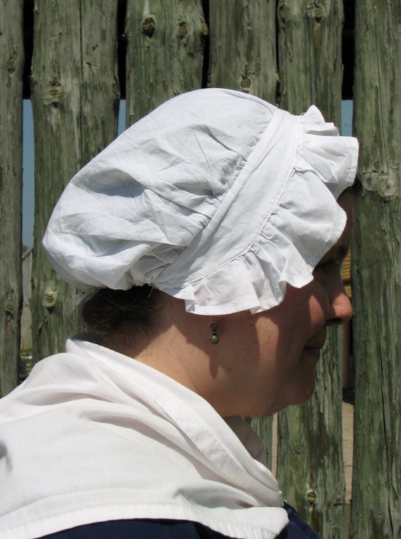 Woman's Ruffled Cap Colonial
