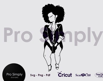 Curly hair svg | Etsy