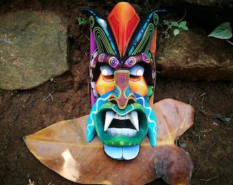 Indigenous Boruca Mask Authentic Boruca mask wooden mask.