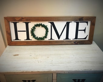 Rustic home sign | Etsy