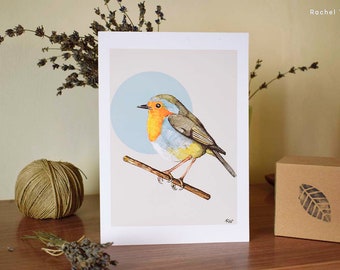 Items similar to Christmas Bunting Cute Bunting Robin Paper Flags on Etsy