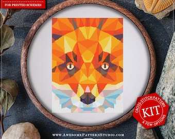 Fox cross stitch | Etsy