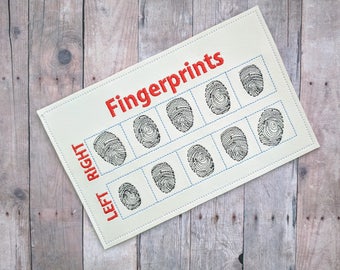 Kids fingerprints | Etsy