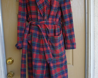 Plaid robe | Etsy