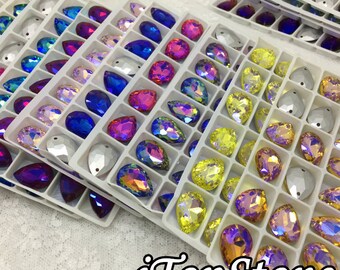 Sew on rhinestones | Etsy