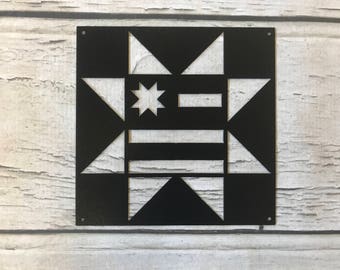 Barn quilt flag | Etsy