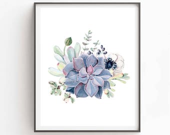 Botanical wall art | Etsy