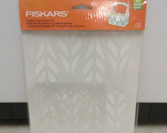 Feather stencil | Etsy