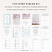 Intuitive Eating Kit / Food Journal Food Diary Meal Planner