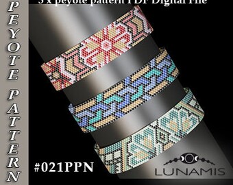 bead peyote patterns & bead loom patterns by LunamisBeadsPatterns