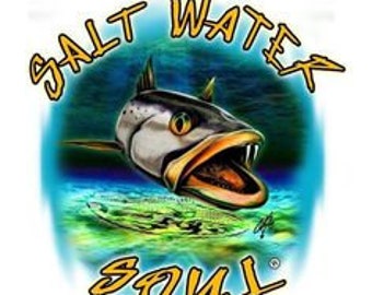 Saltwater decal | Etsy