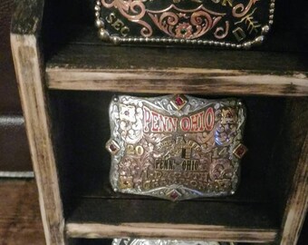 Belt buckle display | Etsy