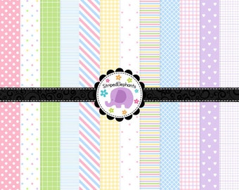 Abstract Digital Paper Pack Pastel Digital Paper Texture