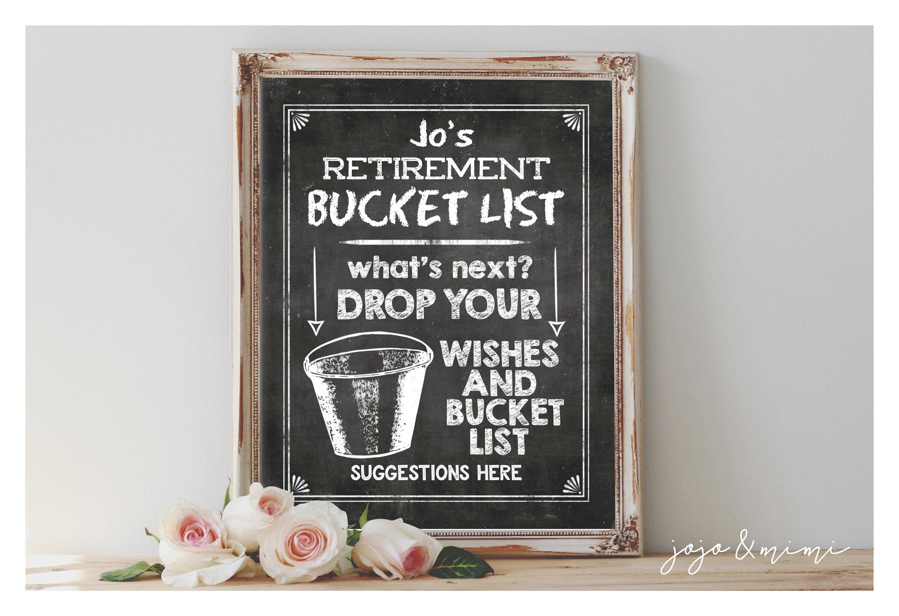Personalized Retirement Bucket List Printable Retirement Party personalized-retirement-bucket-list-printable-retirement-party
