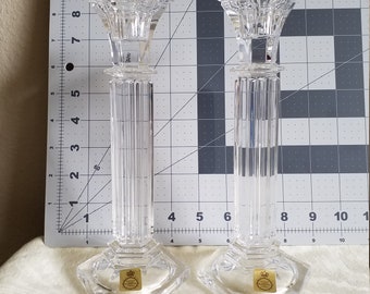 Crystal candlesticks | Etsy