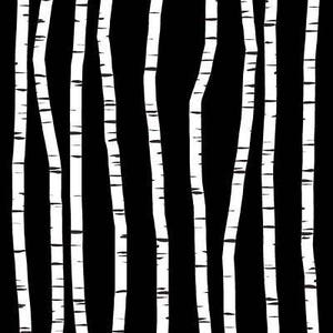 Birch tree fabric | Etsy