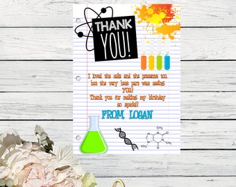 Science thank you | Etsy