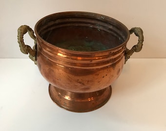 Rustic copper pot | Etsy