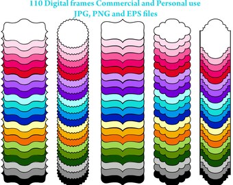 Border Clip Art Clipart Digital Frame Label Clipart Tags