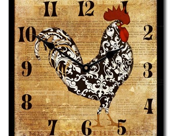 Square wall clock | Etsy