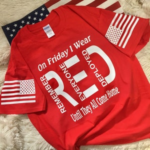 Red friday shirt | Etsy