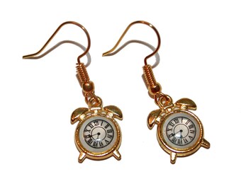 Clock earrings | Etsy