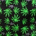 Weed Dust Mask Marijuana Leaf Cannabis Bandana Scarf 420 EDM