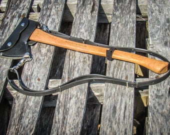 Leather Axe Shoulder Strap / Carry sling system