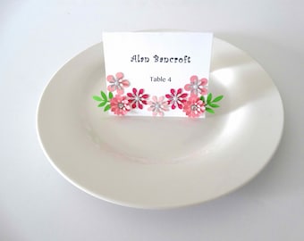 Spring place cards | Etsy