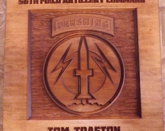 Custom army plaque | Etsy