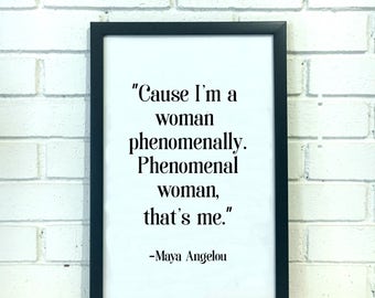 Maya Angelou Quote Print Literary Art Print Love Quote