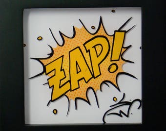 Comic Book Art Comic Book Name Personalised Name Print