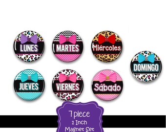 Days of The Week Calendar Cards Owl Polka Dot Hobo Stitched