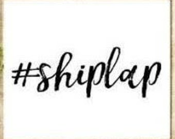 Shiplap wall decor | Etsy